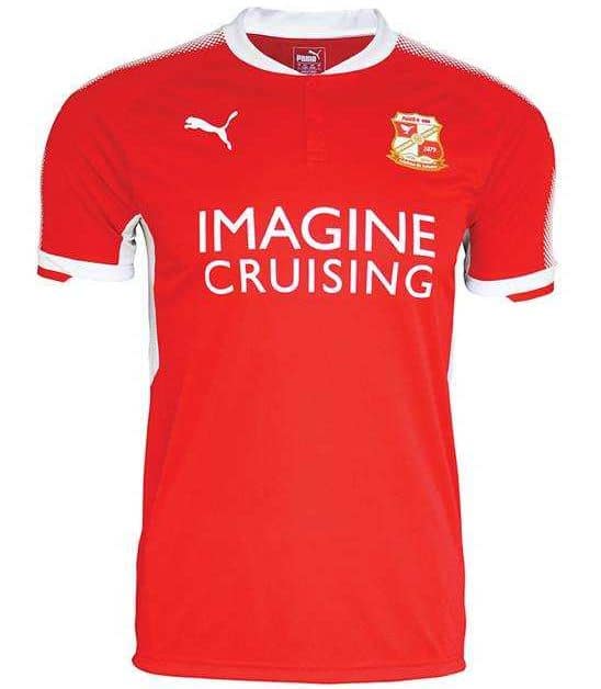 Swindon Town 2017-18 Home Kit Revealed - UKSoccerShop