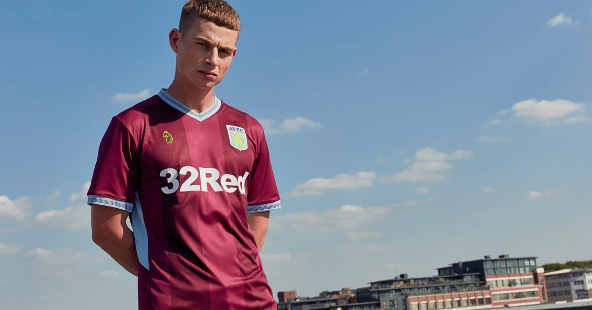 Aston Villa Reveal Their 2018/19 Home and Away Kits - UKSoccerShop