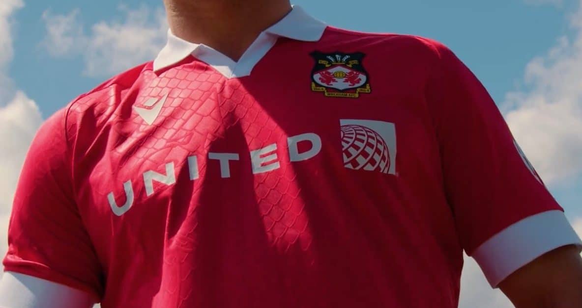 Wrexham Launch 2024/25 Dragon Scale Home Kit - UKSoccerShop